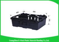China Reusable Stacking Storage Boxes , Household Small Plastic Crates For Logistic for sale