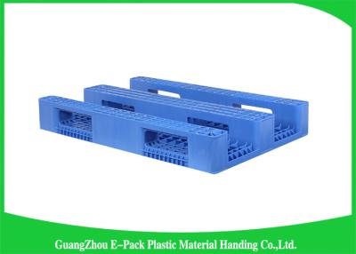 China Double Sides 4 - Way Stackable Plastic Pallets , Plastic Skids Pallets 1200 X 1000mm for sale
