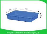 China Industrial Large Plastic Storage Trays Standard Size Convenience Stores Stackable Recycled for sale
