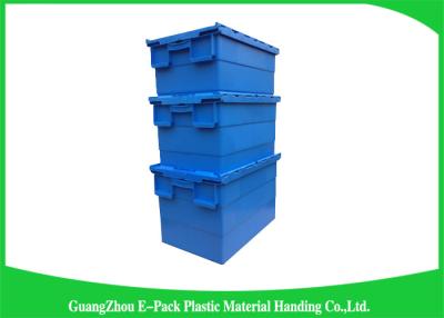 China Industrial Storage Plastic Attached Lid Containers For Transportation And Logistics for sale