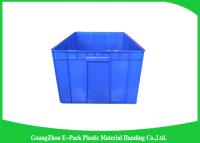 China Logistics Packaging Plastic Storage Trays Recycle Stackable  For Warehousing for sale