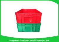 China Top Plastic Solid Stacking Storage Bins , Agriculture Large Plastic Storage Boxes for sale