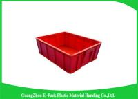 China Logistics Stackable Storage Bins Non - Slip , Industrial Stacking Storage Boxes for sale