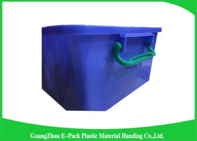 China Logistics Virgin PP Stackable Plastic Containers , Standard Industrial Storage Bins for sale