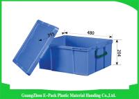 China Logistics Virgin PP Stackable Plastic Containers , Standard Industrial Storage Bins for sale