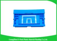 China Collapsible Plastic Stackable Containers / Virgin PP foldable plastic crates for sale