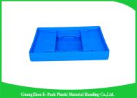 China Collapsible Plastic Stackable Containers / Virgin PP foldable plastic crates for sale