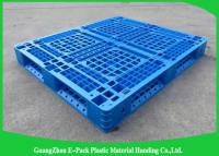 China Recyclable Single Mesh Deck Stackable Plastic Pallets 1200*1000mm for sale