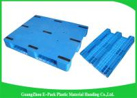 China Standard Size Stackable Plastic Pallets , Double Faced Heavy Duty Pallets High Load for sale
