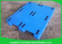 China Standard Size Stackable Plastic Pallets , Double Faced Heavy Duty Pallets High Load for sale