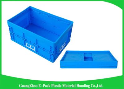 Cina silos di immagazzinamento di plastica pieghevoli di trasporto del supermercato 55L/casse pieganti di stoccaggio in vendita