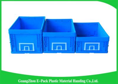 Cina silos di immagazzinamento di plastica pieghevoli di trasporto del supermercato 55L/casse pieganti di stoccaggio in vendita