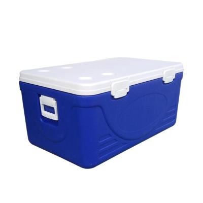 China Environmental PE Material Insulated Foam Cooler Box With Handle And Belt for sale