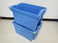 China Stacking Nesting Solid Plastic Tote Box Standard Size 600*400mm for sale