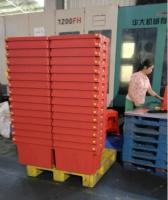 China Stacking Nesting Solid Plastic Tote Box Standard Size 600*400mm for sale