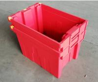 China Stacking Nesting Solid Plastic Tote Box Standard Size 600*400mm for sale