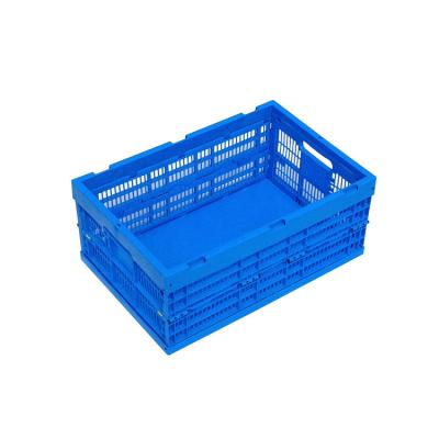 Cina durevolezza inferiore solida delle casse pieghevoli di plastica del vergine pp di 600*400*250 millimetro in vendita