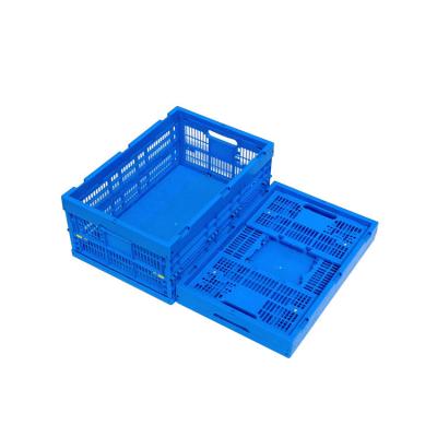 Cina durevolezza inferiore solida delle casse pieghevoli di plastica del vergine pp di 600*400*250 millimetro in vendita