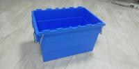 China 100% Virgin PP Stackable Nesting Trays With Steel Bars Storage Transportation for sale