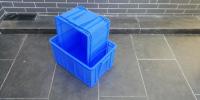 China Virgin Plastic Stacking Boxes Lids Option Transportation Storage Color Customizing for sale