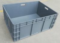 China Big Volume Stackable Virgin Plastic Containers  800*600*340 mm Loading Capacity 45kg for sale