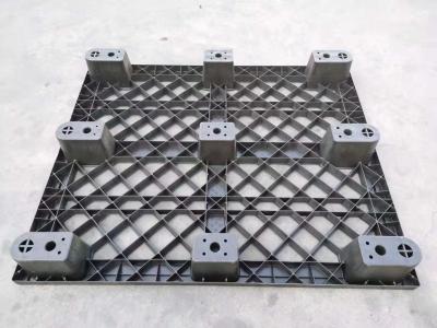 Cina L'HDPE ha rinforzato i pallet di plastica del nero di 1200*1000 millimetro in vendita