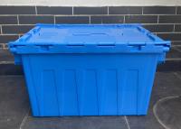China Customization Hinging Plastic Attached Lid Containers 560*380*330mm for sale