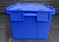 China Recycable Logistics Stack Plastic Attached Lid Containers for sale