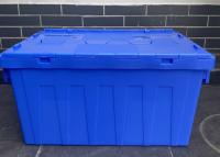 China Recycable Logistics Stack Plastic Attached Lid Containers for sale