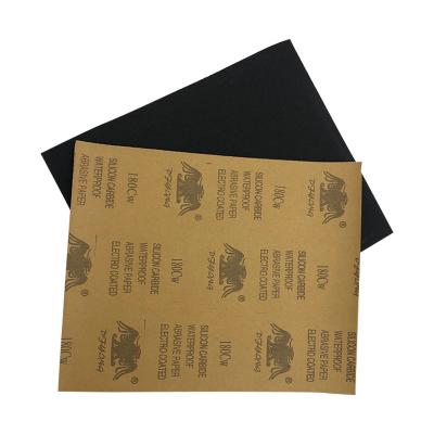 China Van het het Siliciumcarbide 9X11 van de autoverf het Natte Malende Schuurpapier Te koop
