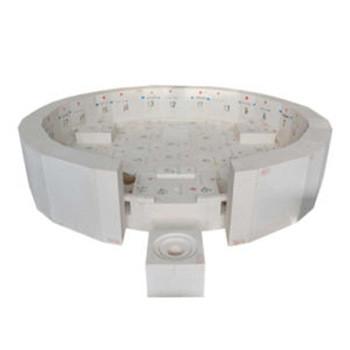 China Sintered AZS Brick/Sintering Cast AZS Refractories for Glass Furnace for sale