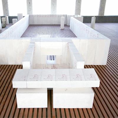 China White fused AZS Block for glass oven / carborundum ceramic beams for sale