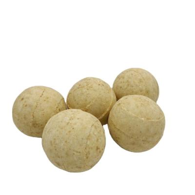 China high alumina refractory light yellow mullite ball for hot blast stove for sale
