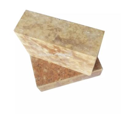 China High quality deep yellow Silica Refractory Silicon Mullite Brick Factory for sale
