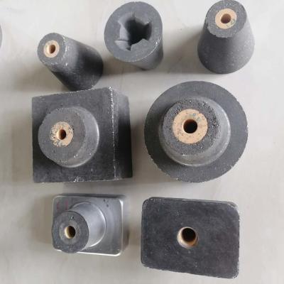 China Black tundish nozzle setting brick refractory precast block for sale
