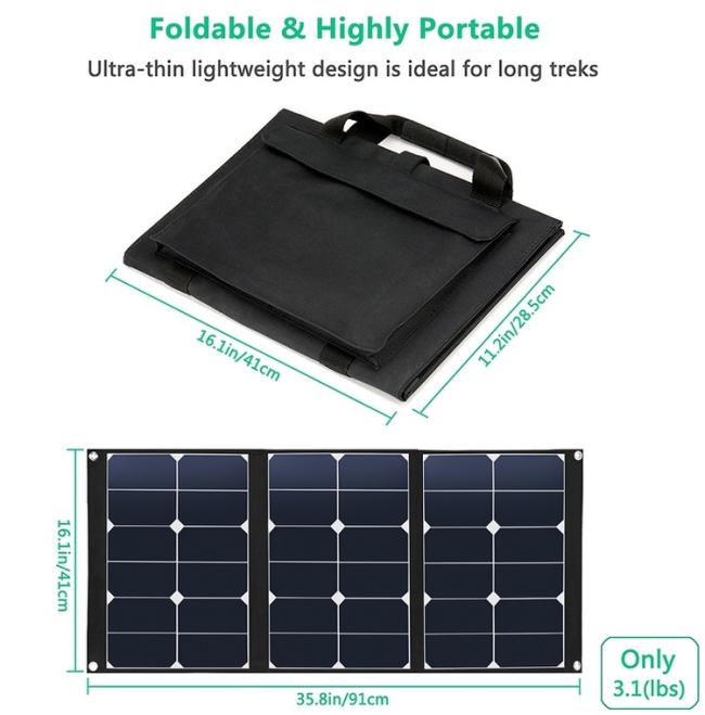 Pannello solare monocristallino all'aperto domestico professionale della volta 50W di nuova progettazione 3