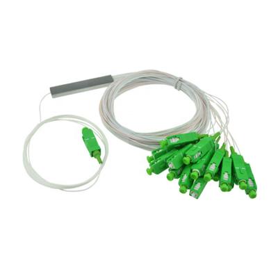 Cina Metropolitana d'acciaio ottica a fibra ottica Mini Type del separatore 0.9mm dello SpA di PSM 1X16 in vendita