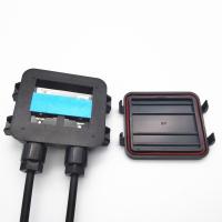 China 1000V DC Solar PV Module Junction Box IP67 UL944-V0 Flame Class for sale