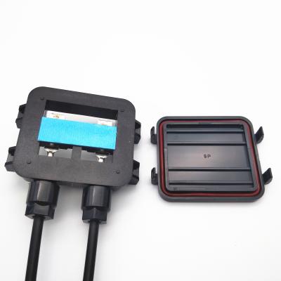 China 1000V DC Solar PV Module Junction Box IP67 UL944-V0 Flame Class for sale