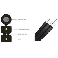 China SC UPC FTTH Drop Fiber Optic Cable Patch Cord Self Supporting G657A2 for sale