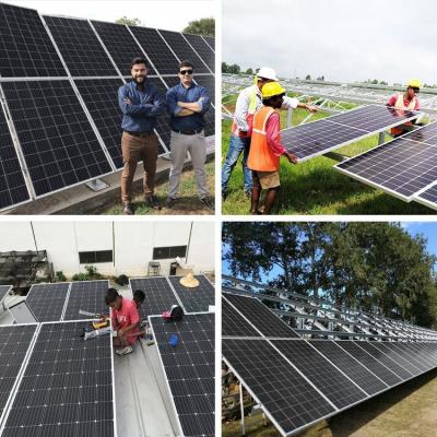 China 72 Geanodiseerd cellen420w PERC Photovoltaic Solar PV Comité IP68 Te koop
