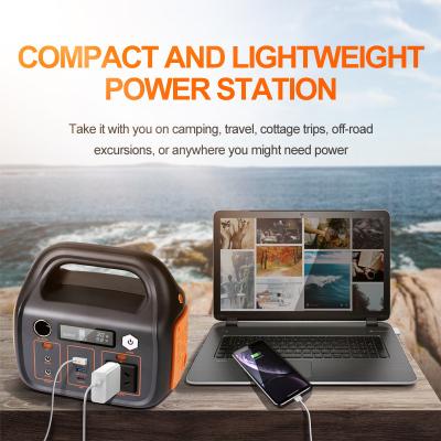 중국 모바일 리튬 배터리 110V AC 코드 구멍과 500Wh 가지고 다닐 수 있는 야외 태양발전기 판매용