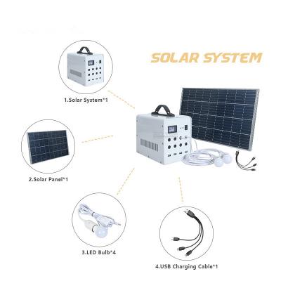 China 10W Portable Solar Generator Kit Home Solar Off Grid Powered Battery for sale