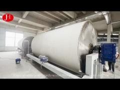 Economica attrezzatura automatica per la produzione di amido di mais con esclusiva macchina per pelare il mais
