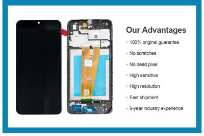 Cina A045 schermo LCD con telaio per  a045 telefono cellulare touch Pantalla  A04 Original Service Pack LCDS in vendita
