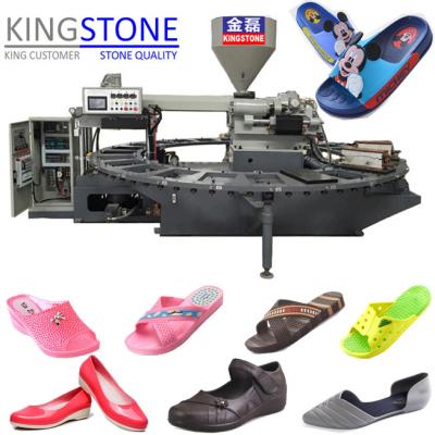 China Dongguan Kingstone Machinery Air Blowing Plastic Shoe Making Machine for sale