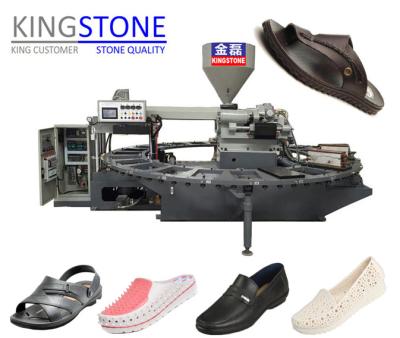 China Dongguan Kingstone Shoe Making Machinery PVC Slippers Making Machine for sale