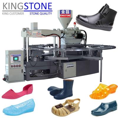 China Kingstone Machinery Rotary Plastic Shoes Injection Moulding Machine for sale
