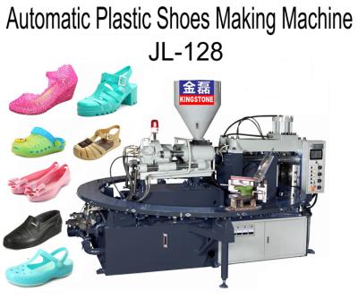 China Kingstone Machinery Rotary Single Color Jelly Shoes Injection Moulding Machine for sale