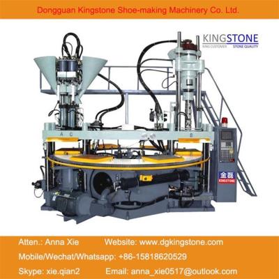 China Kingstone Machinery PVC Shoes Upper/Straps Injection Moulding Machine for sale